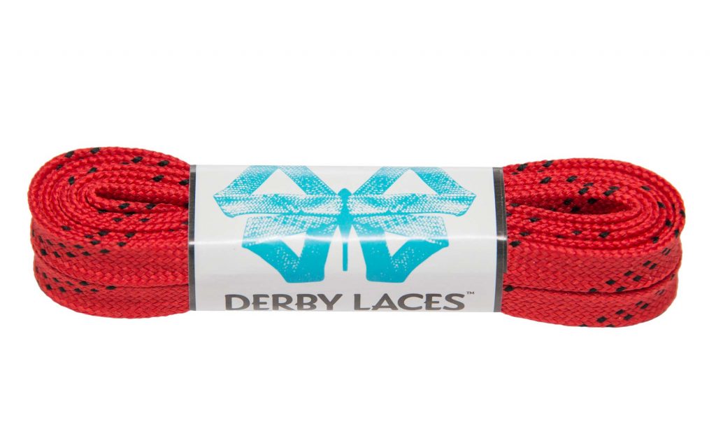 Red 72 inch (183 cm) CORE Shoelace by Derby Laces (NARROW 6MM WIDE LACE ...